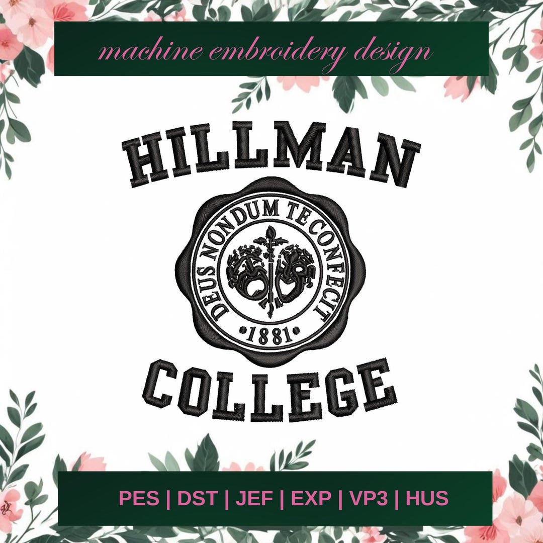 Hillman College Embroidery Designs, Hillman Machine Embroidery Designs ...