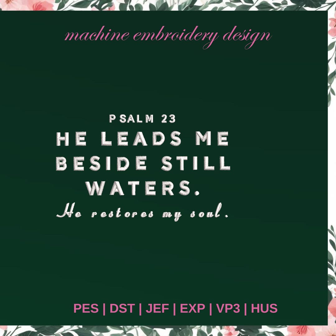 Christian Embroidery Designs, Bible Verse Machine Embroidery Designs ...