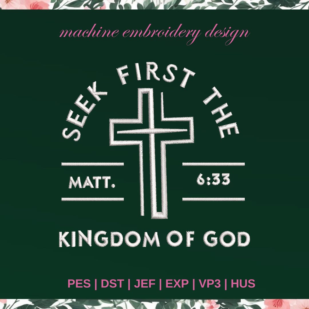 Kingdom of God Embroidery Designs, Christian Machine Embroidery Designs ...