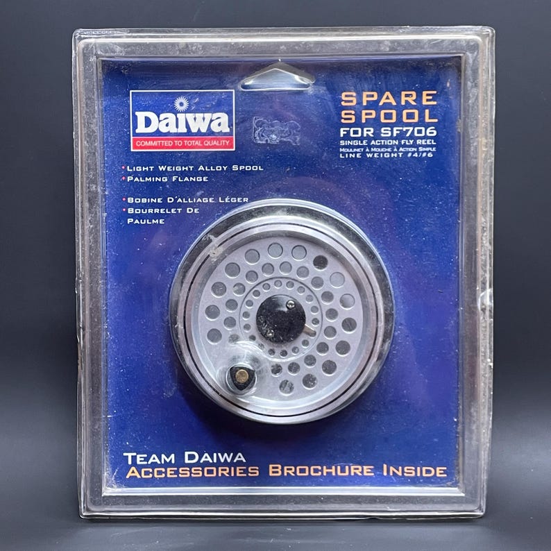 Vintage Daiwa Model SF 706 (1990s) Fly Reel and Spare Spool NIB ...