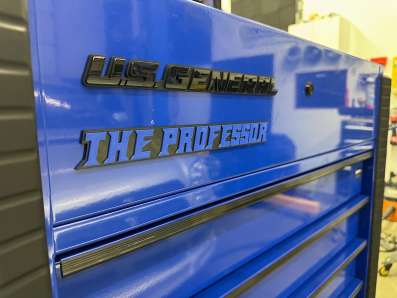 Custom 3D Printed Toolbox Labels (set of 5) - Magnetic Tool Drawer Tags ...