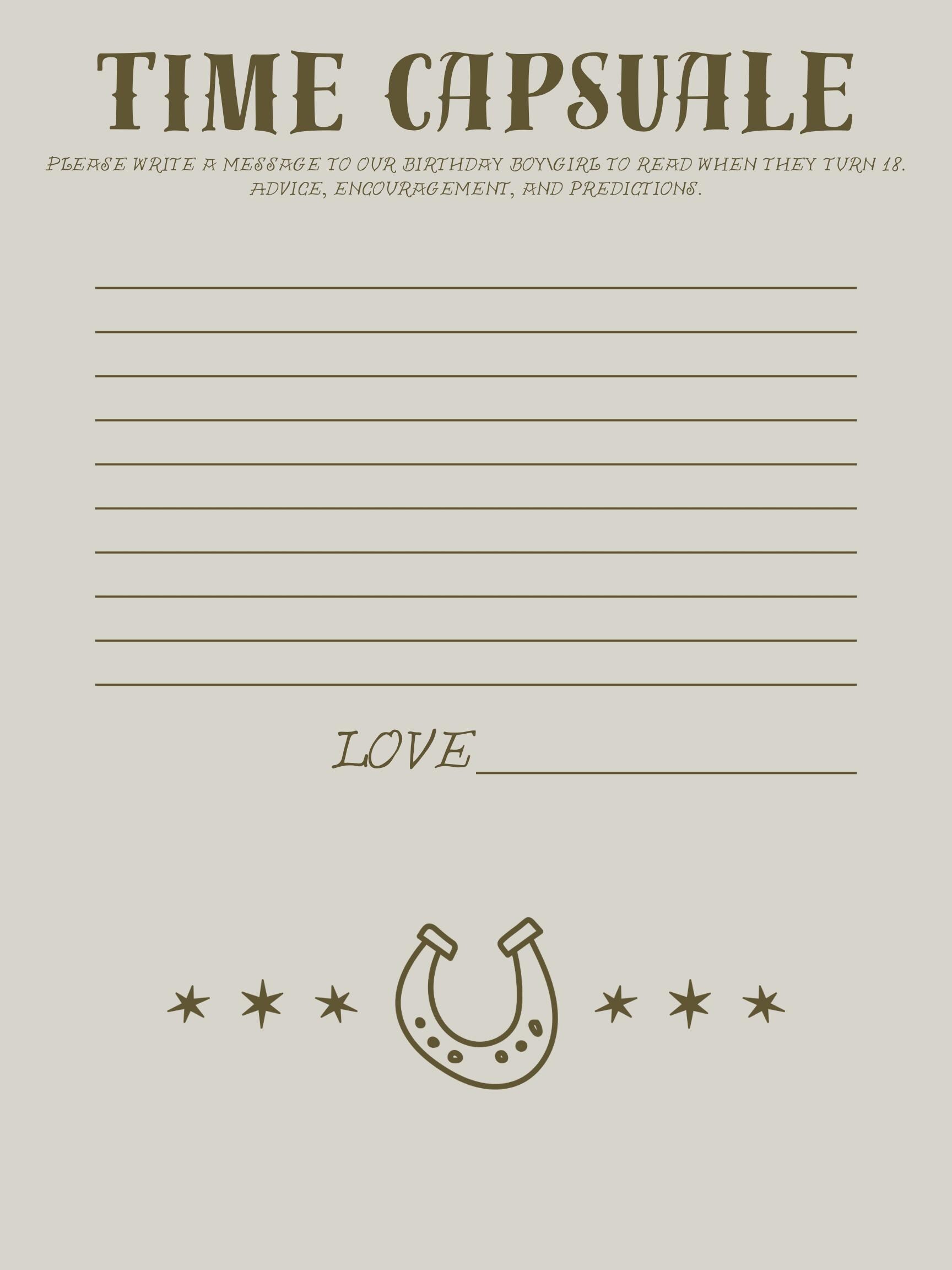 Western Rodeo Themed First Birthday Party Printables Package. Includes ...