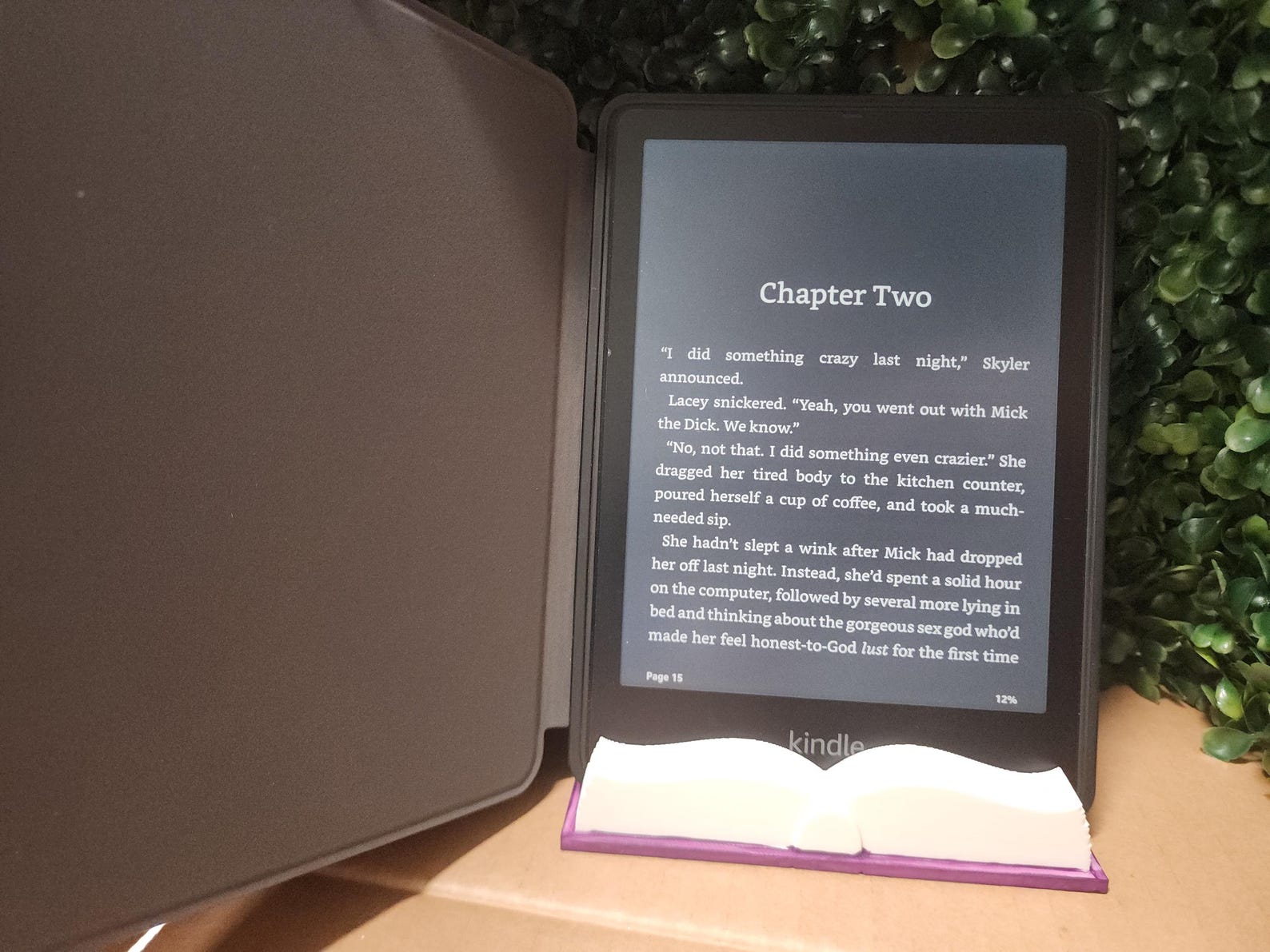 3D Printed Open Book Kindle Paperwhite Stand: Handpainted Bookish Decor ...
