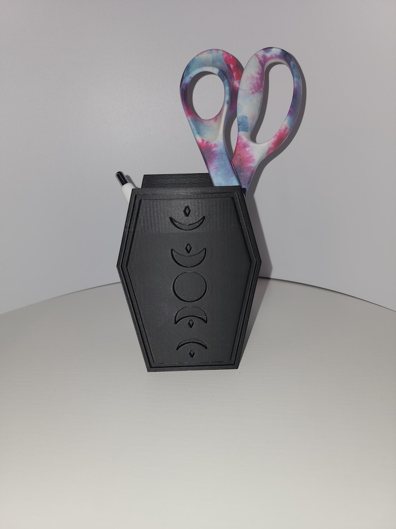 Coffin Casket With Moon Phase on Front & Back | Desh Organizer ...