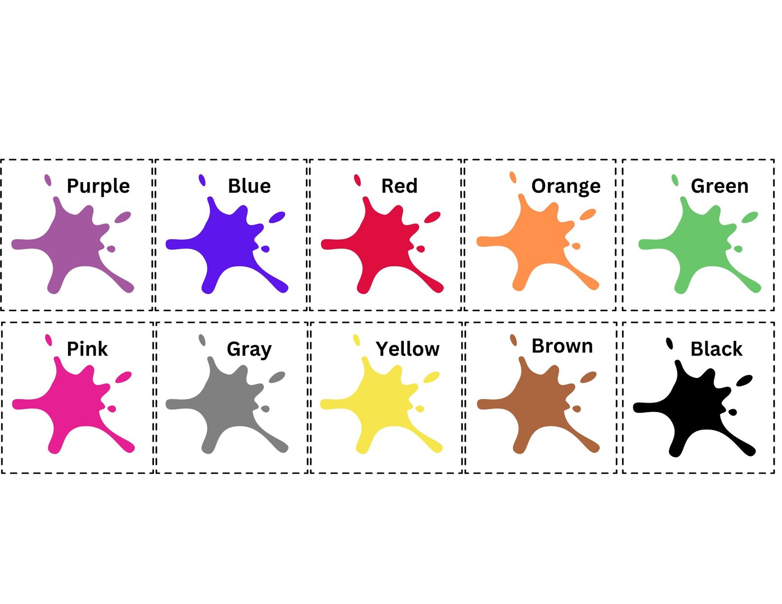 Printable Kids Busy Book – Color, Number, Shape, Emotion, and More ...