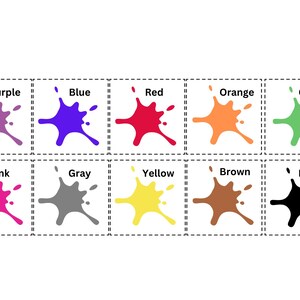 Printable Kids Busy Book – Color, Number, Shape, Emotion, and More ...