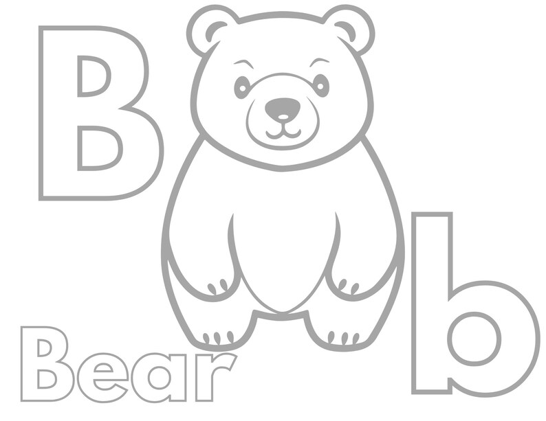 Alphabet Animal Coloring Pages - Printable Digital Download for Kids ...