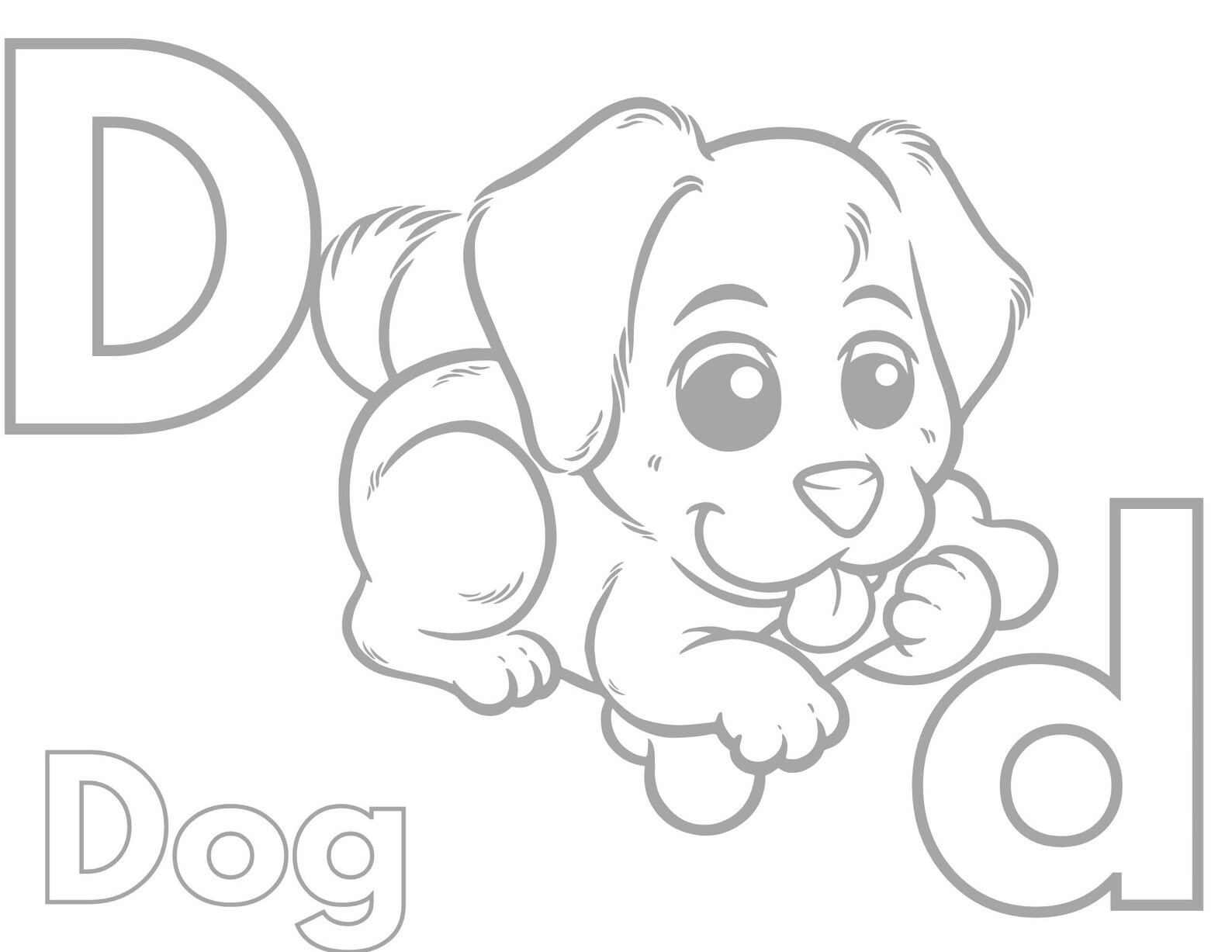 Alphabet Animal Coloring Pages - Printable Digital Download for Kids ...