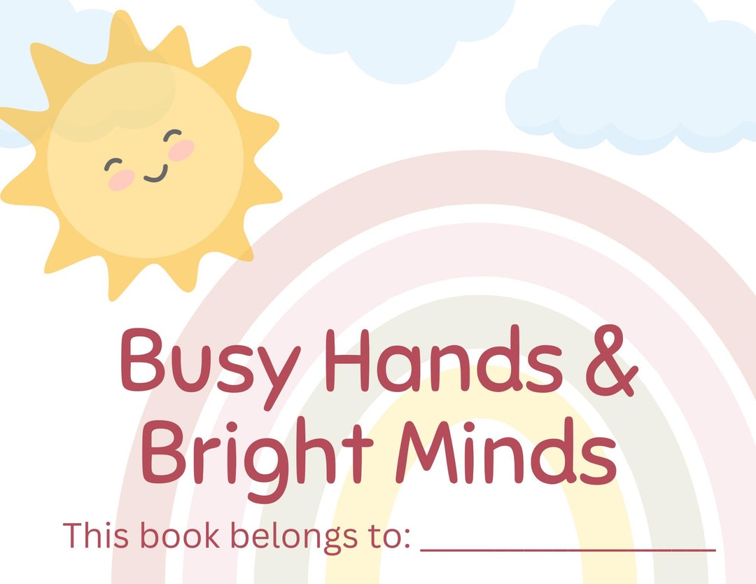 Printable Kids Busy Book – Color, Number, Shape, Emotion, and More ...