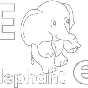 Alphabet Animal Coloring Pages - Printable Digital Download for Kids ...