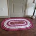 Classic Oval Rag Rug in Reds, Pinks and Tans - Etsy