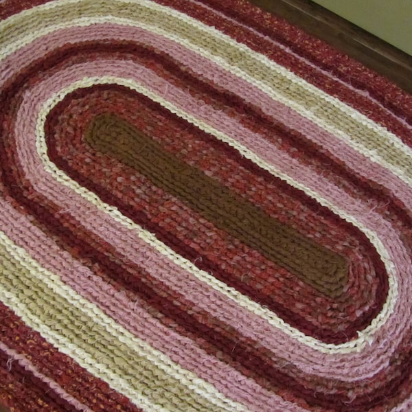 Oval Rag Rug - Etsy