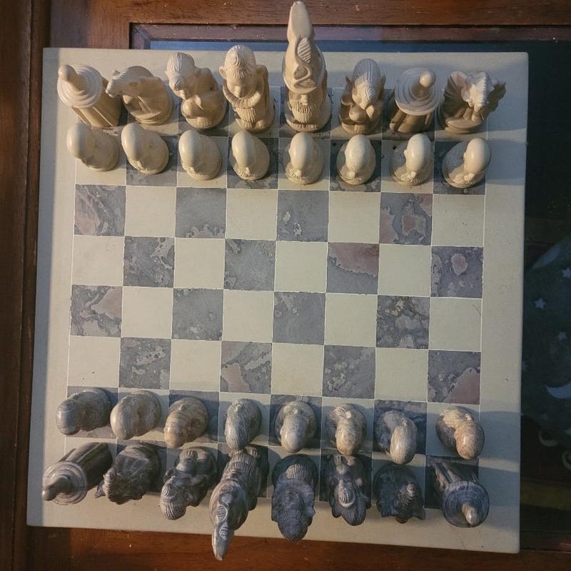 Soapstone Chess Set - Etsy