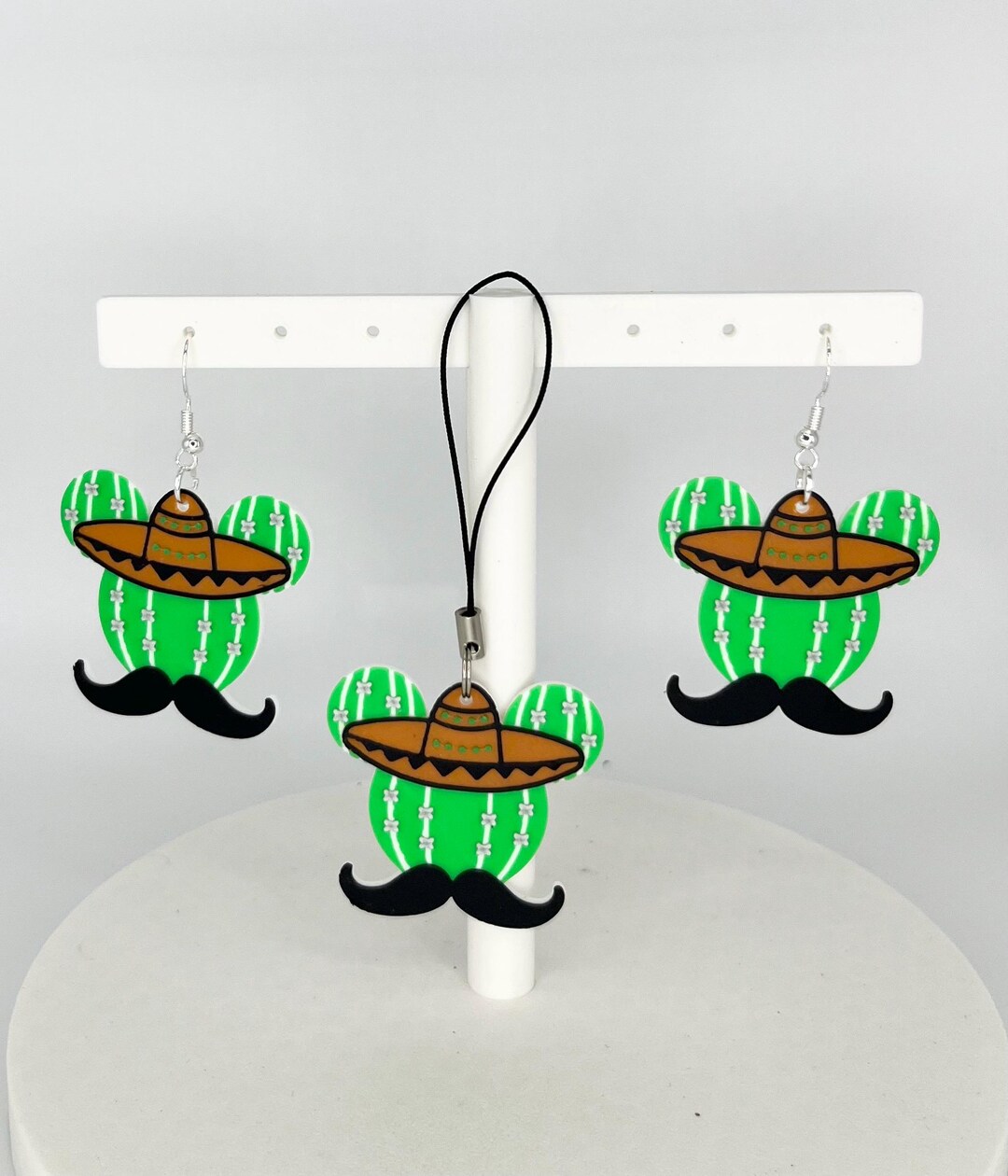 Barrel Cactus Mickey Mouse Silhouette Moustache Sombrero - Etsy