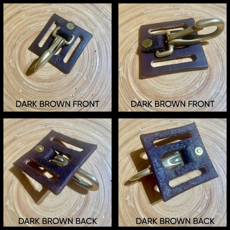 Full Grain Leather Belt or Strap Key Clip: Hands-free Key Holder With ...