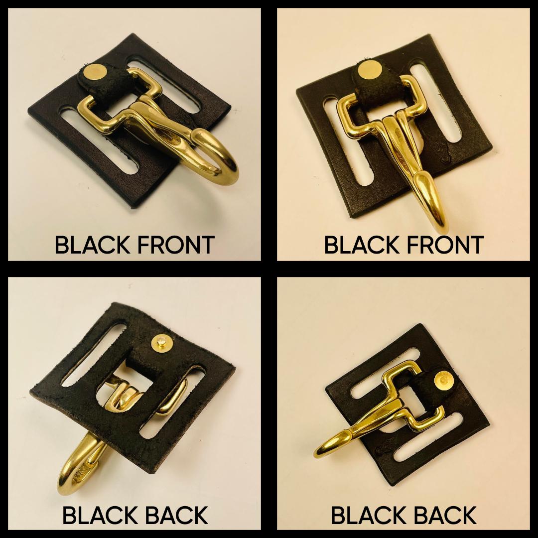 Full Grain Leather Belt or Strap Key Clip: Hands-free Key Holder With ...
