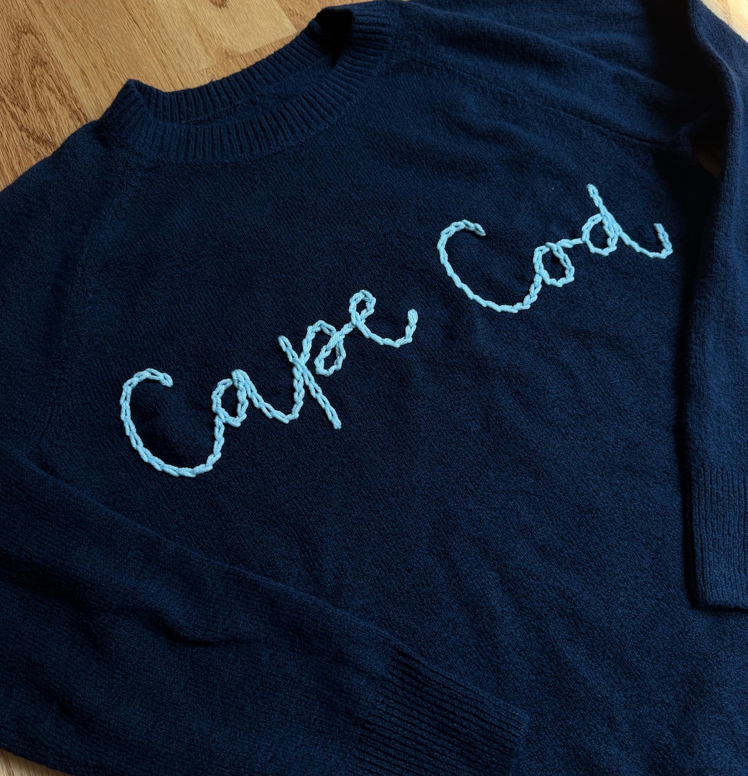 Women's Custom Embroidered Sweater | Sweater | Hand Embroidered ...