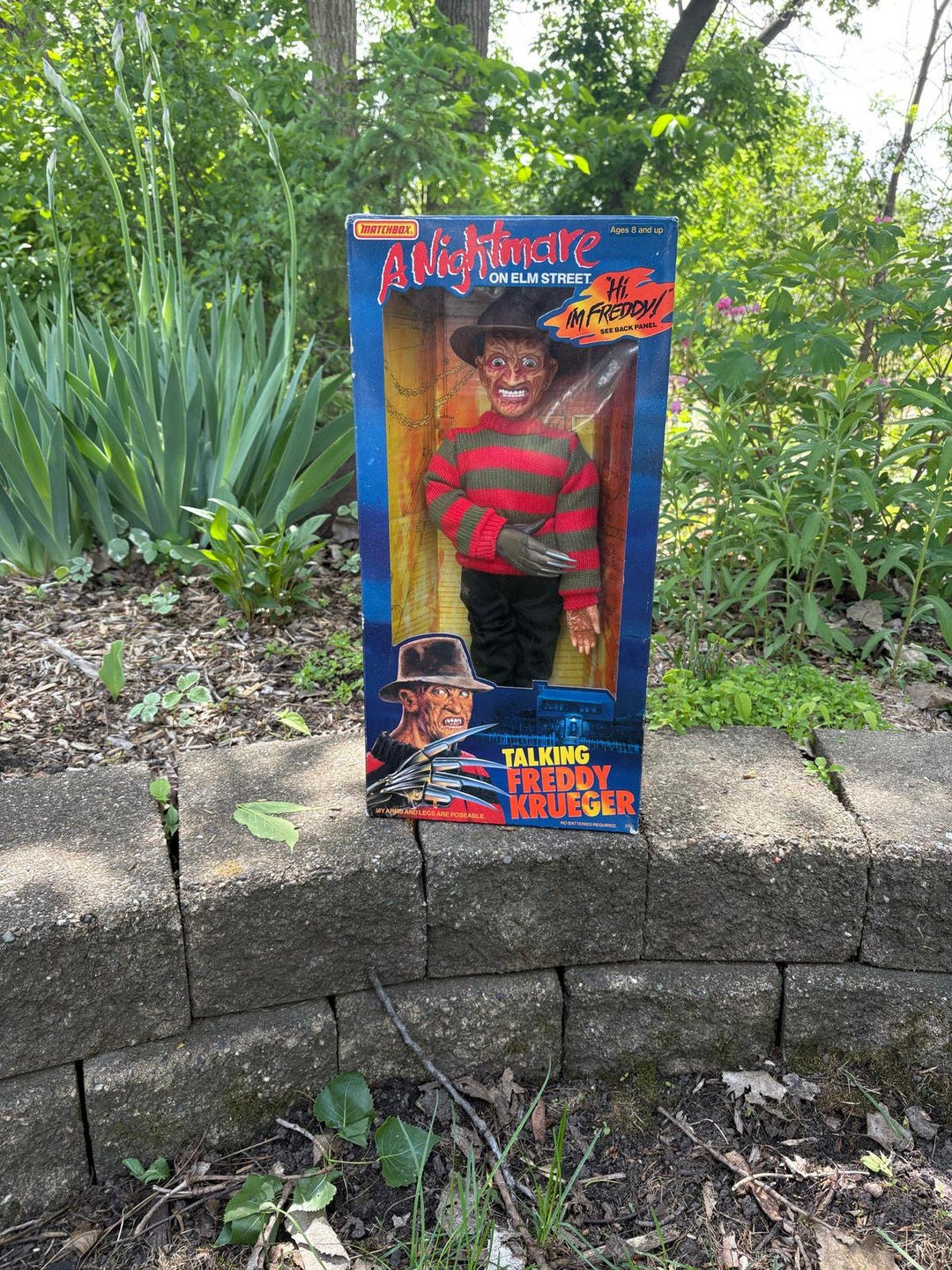 Matchbox Freddy Krueger Nightmare on Elm Street Talking Doll Figure ...