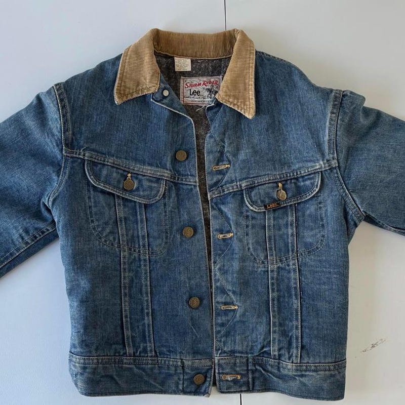 Lee Denim Jacket Lined - Etsy