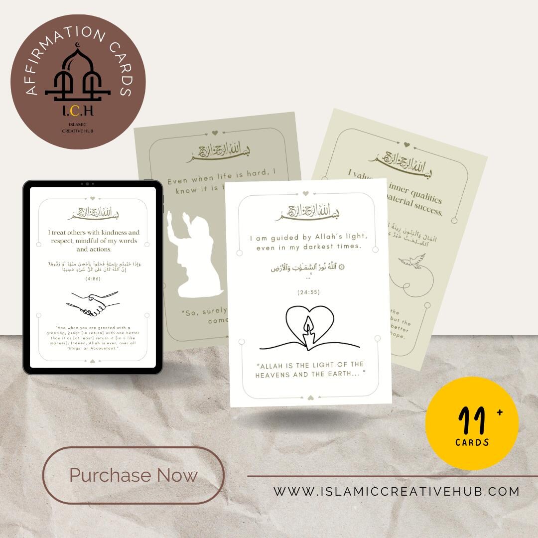 Islamic Affirmation Cards: Set 2 (digital Download) - Etsy