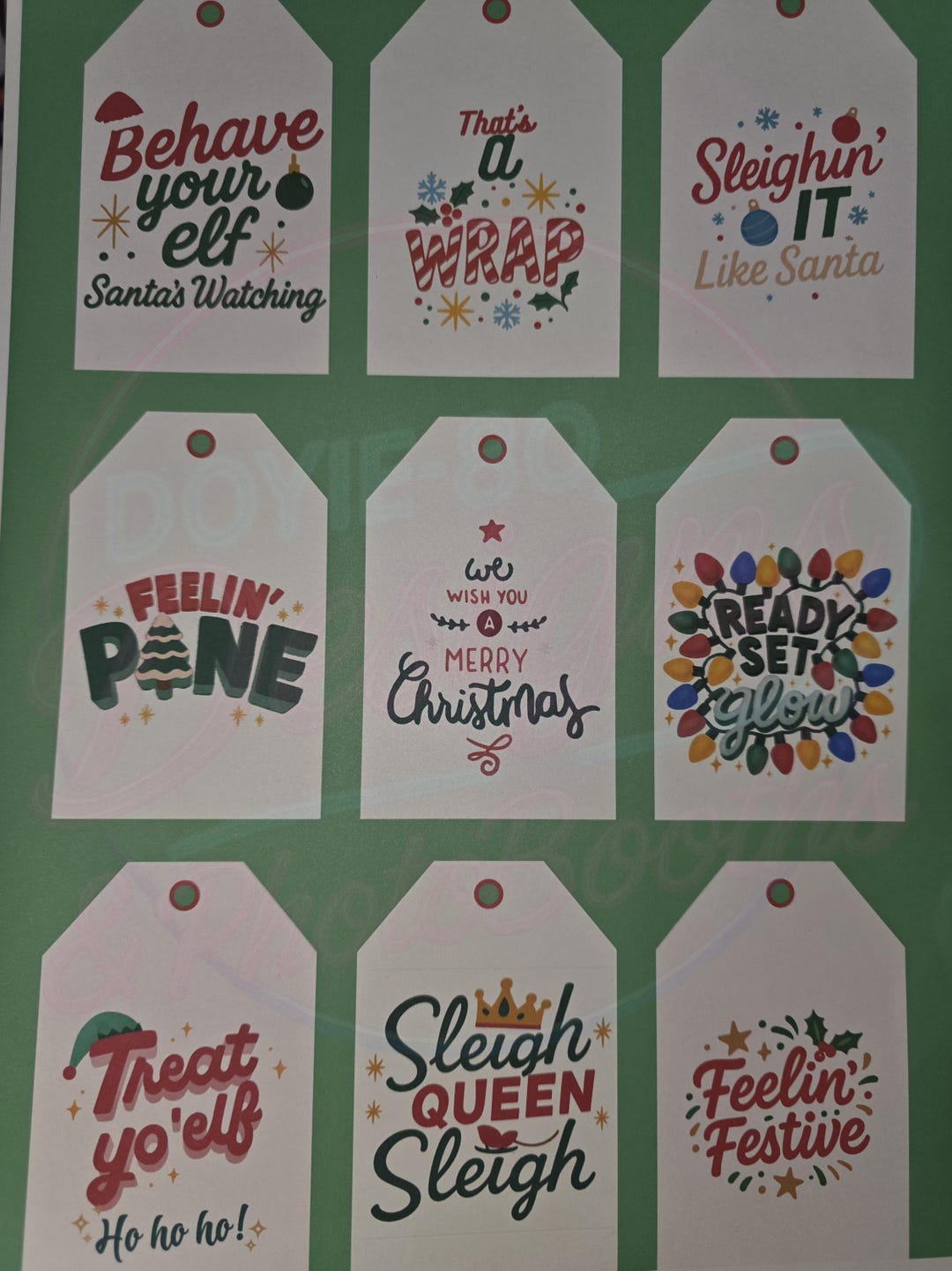Editable Christmas Gift Tag Template | Printable Holiday Tags | Cute ...