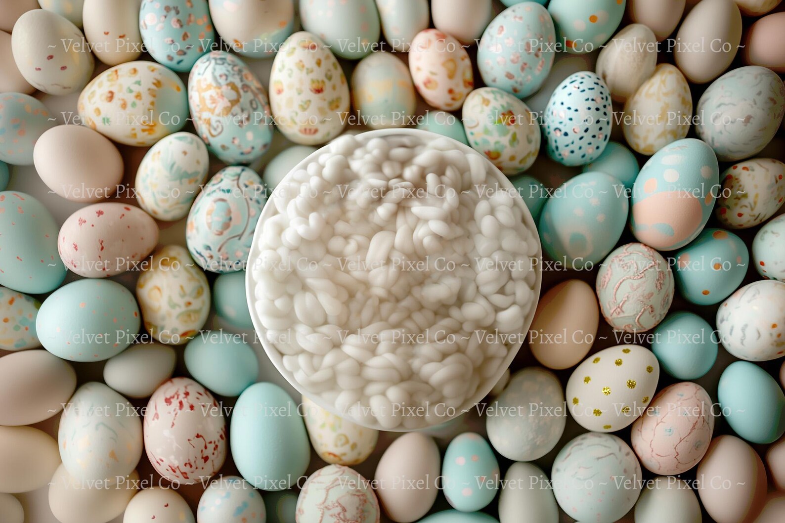 Digital Backdrop, Newborn Digital Background, Easter Egg Backdrop ...