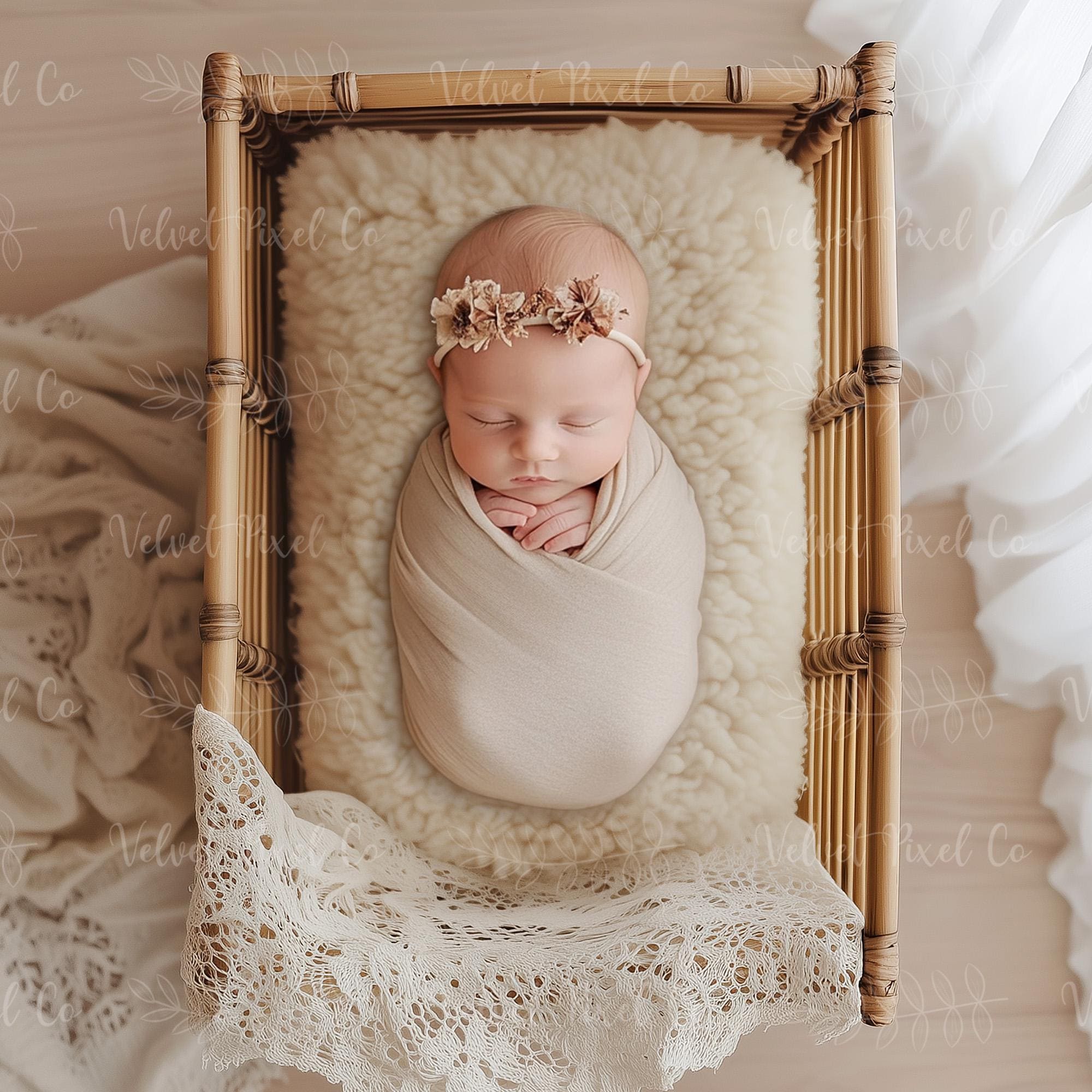 Newborn Digital Backdrop, Digital Photo Prop, Newborn Photography ...