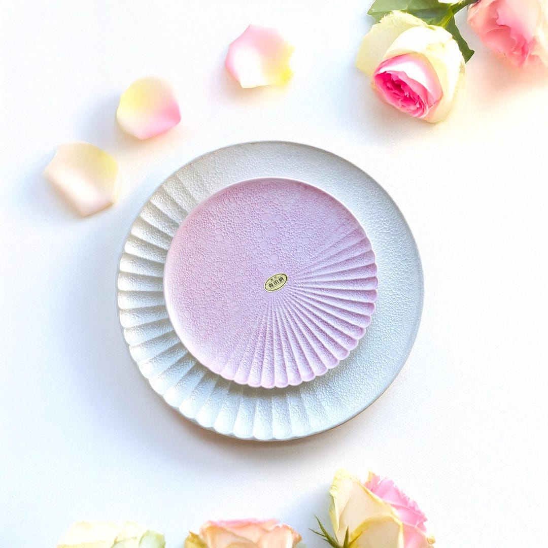 Ocean Bubble Handmade Dinnerware Set - Porcelain Plate, Shell Shape ...