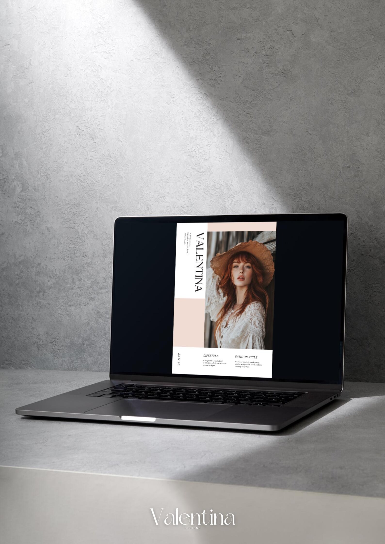 Editable Magazine Cover Template, Fashion Magazine Cover Template ...