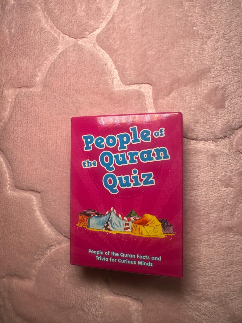 Islamic Quiz Cards: Quran Quiz - Family Learning - Etsy