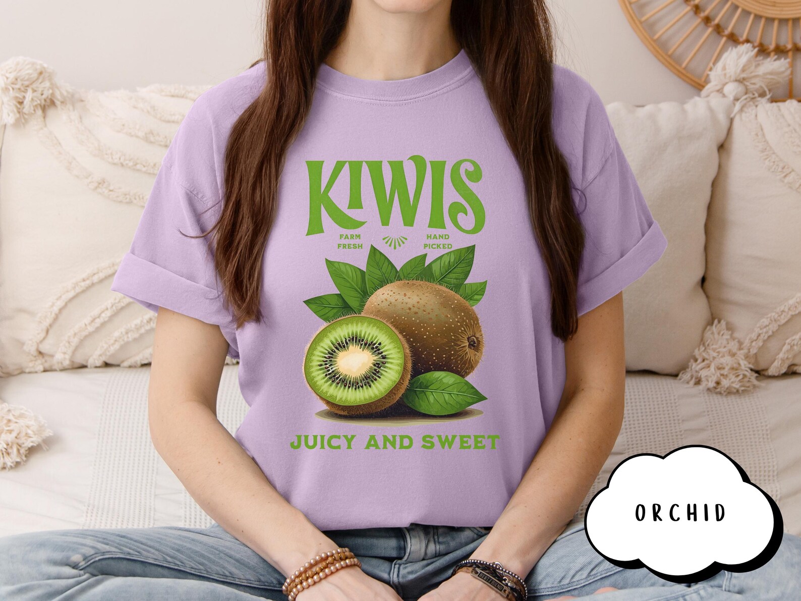 Fresh Summer Tropical Beach Kiwi T-shirt, Kiwifruit Farmers Market T ...