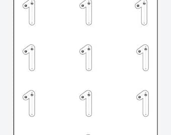 Number 1 - 10: Coloring & Tracing - Etsy