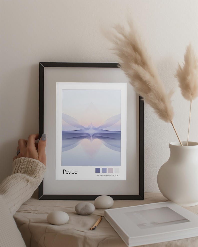 Peace - the Emotions Collection, Premium Matte Poster, Abstract ...