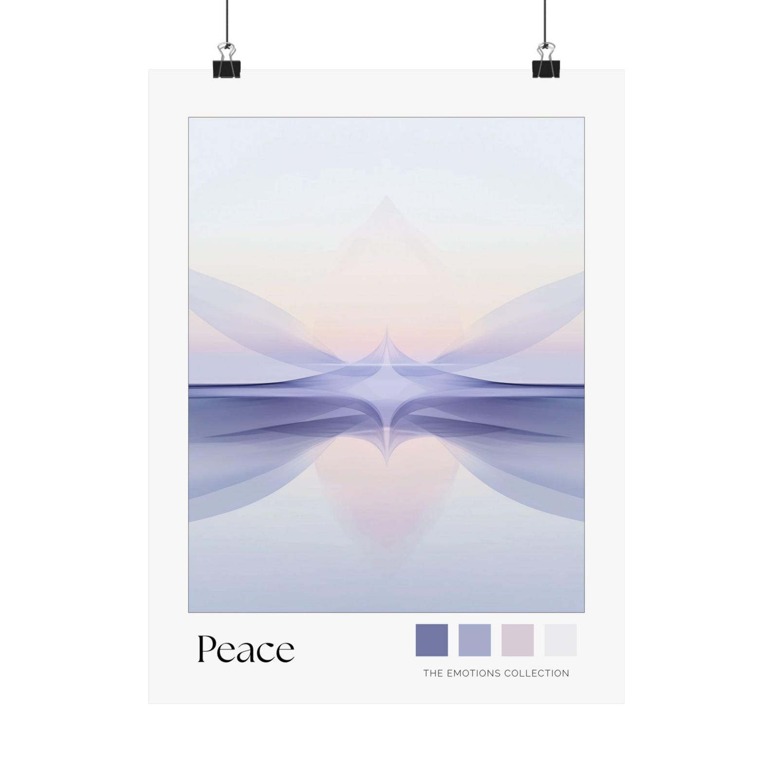 Peace - the Emotions Collection, Premium Matte Poster, Abstract ...
