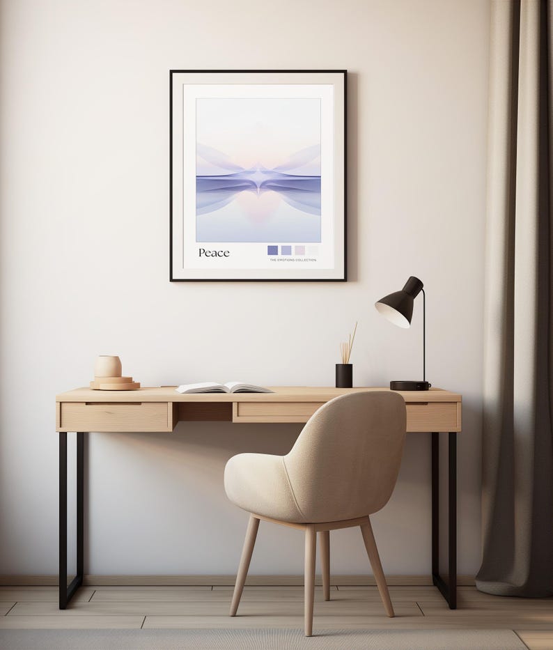 Peace - the Emotions Collection, Premium Matte Poster, Abstract ...