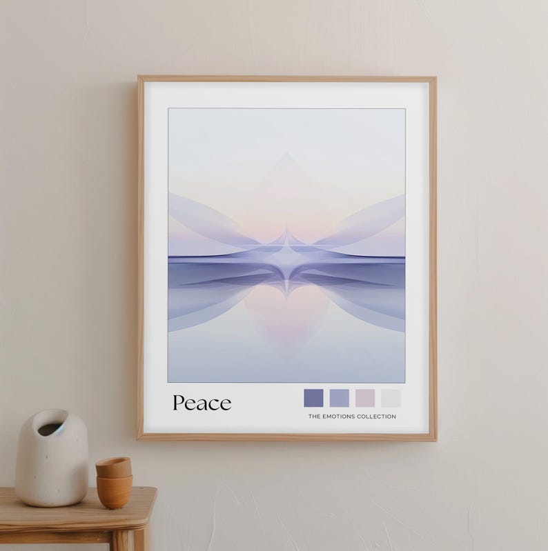 Peace - the Emotions Collection, Premium Matte Poster, Abstract ...