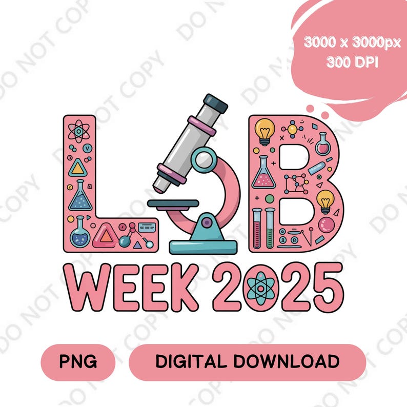 Lab Week 2025 PNG Design for Laboratory Scientist Shirt Custom Lab Tech ...