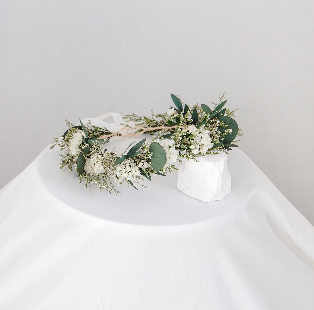 Pure Babybreath Forget-me-not Crown, Adjustable Baby'crown,bohemian ...