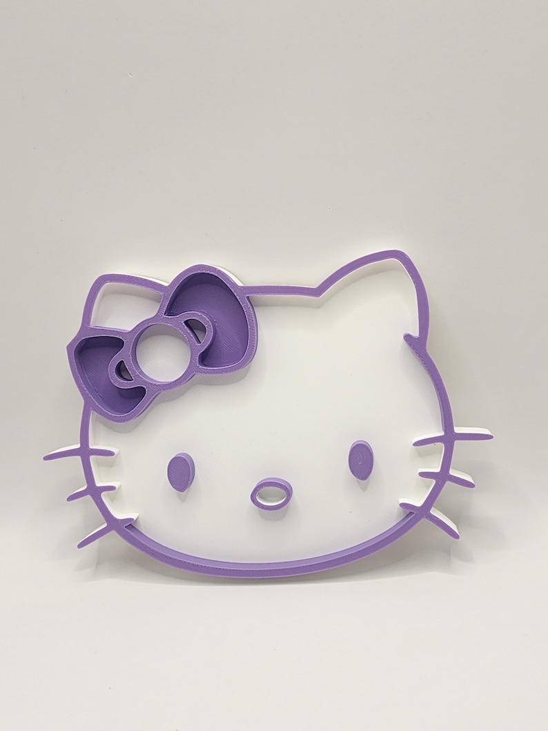 Hello Kitty Wall Décor- Kawaii 3D Printed - Etsy