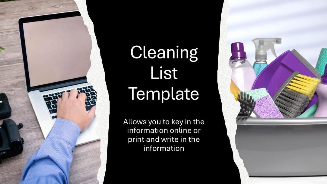 Cleaning Worksheet, Chores Template, Chore Tracker, Daily Chores Sheet ...