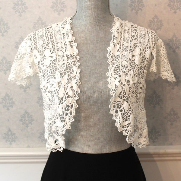 Vintage Lace Jacket - Etsy