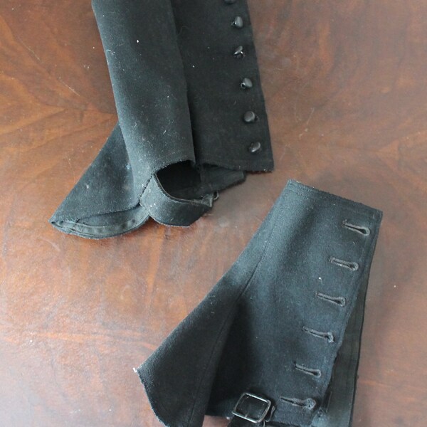 Black Spats - Etsy