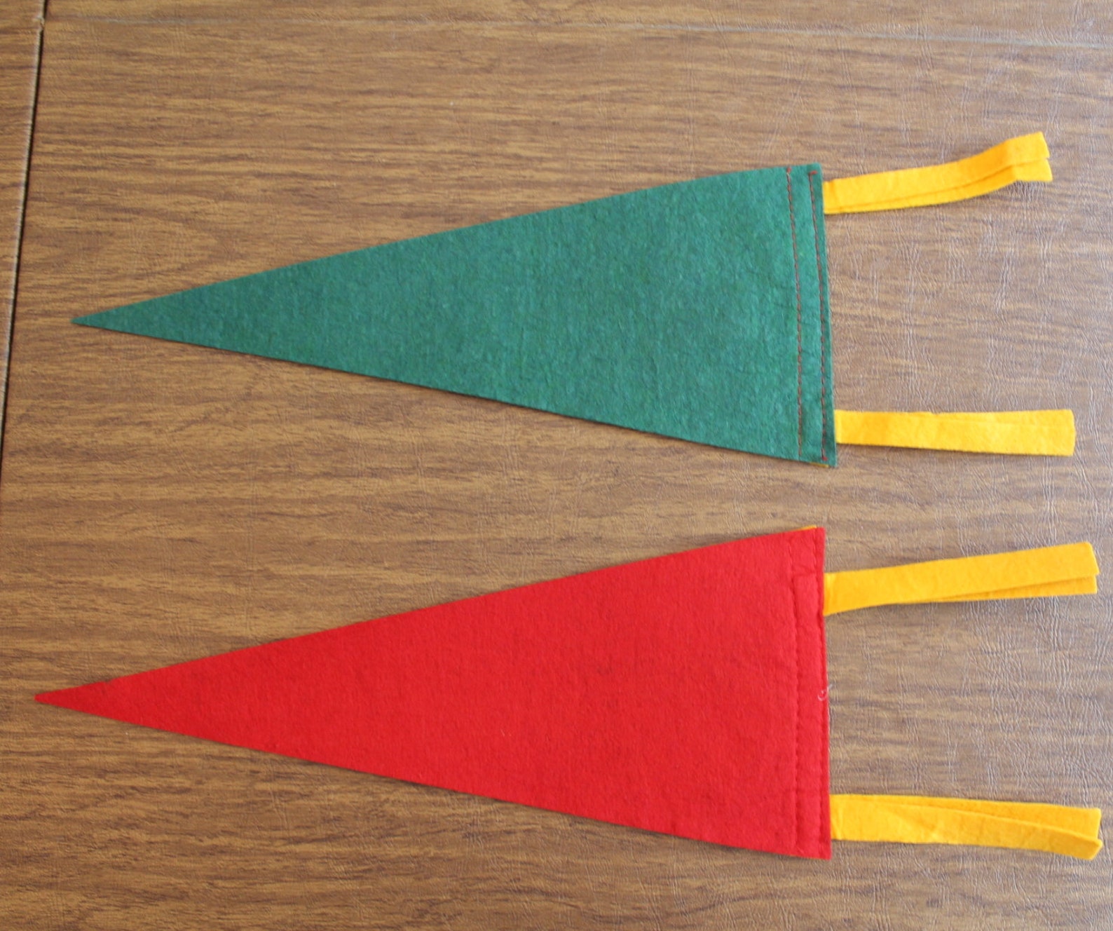 Vintage Pair of Red and Green Felt Gettysburg PA National - Etsy