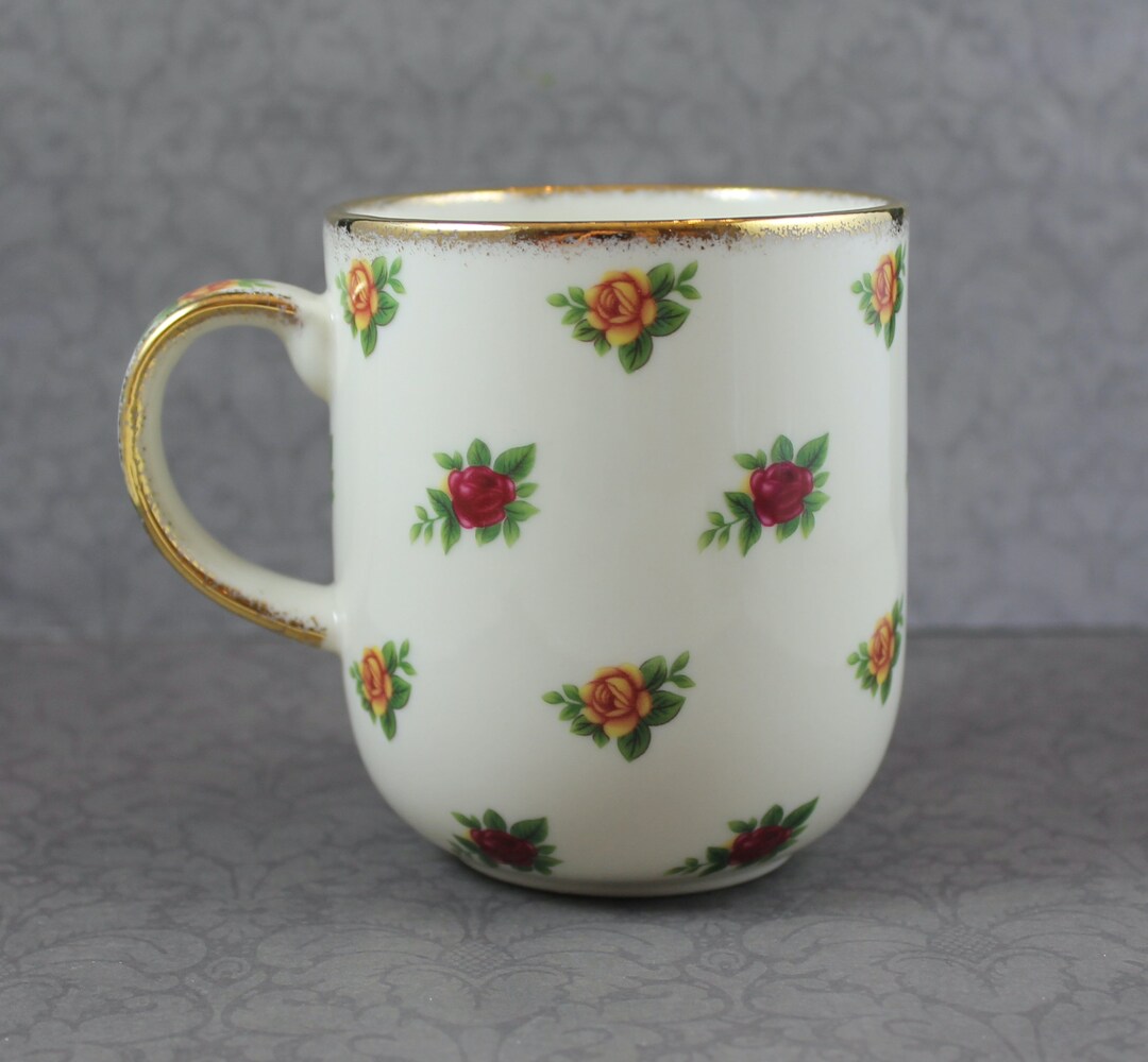 Vintage Royal Albert Old Country Roses Mug - Etsy