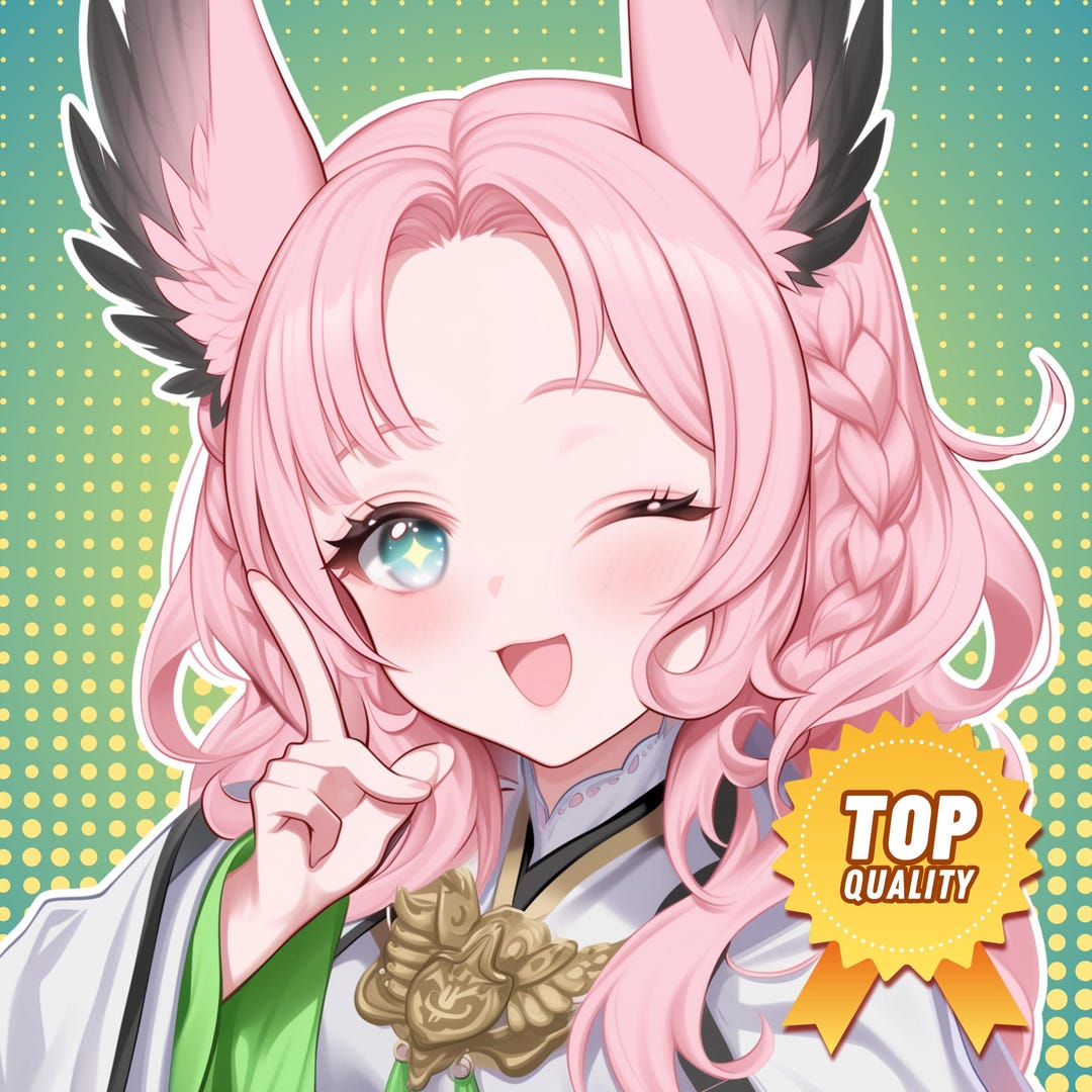 Custom Anime PFP | OC Art | Unique Profile Picture for Twitch and ...