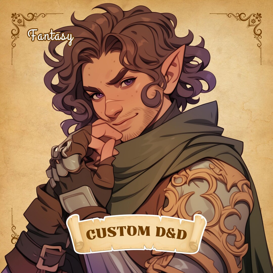 CUSTOM DND Character, Dnd Character Commission, Dungeons and Dragons,dnd Character Portrait,dnd ...