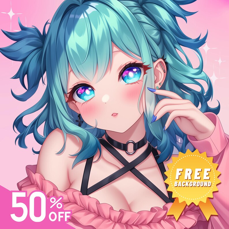 Custom Anime PFP | Vtuber & Pngtuber Icon | Twitch Profile Picture ...