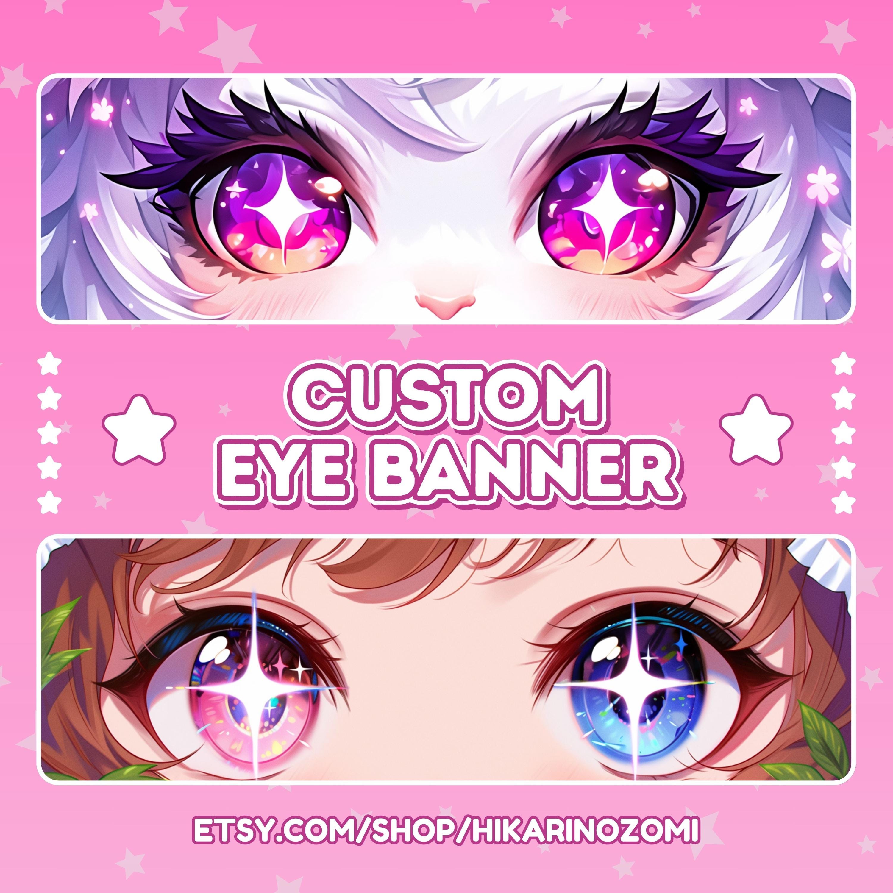 Furry Eye Banner, Twitch Banner, Eye Illustration, Eye Banner Custom ...