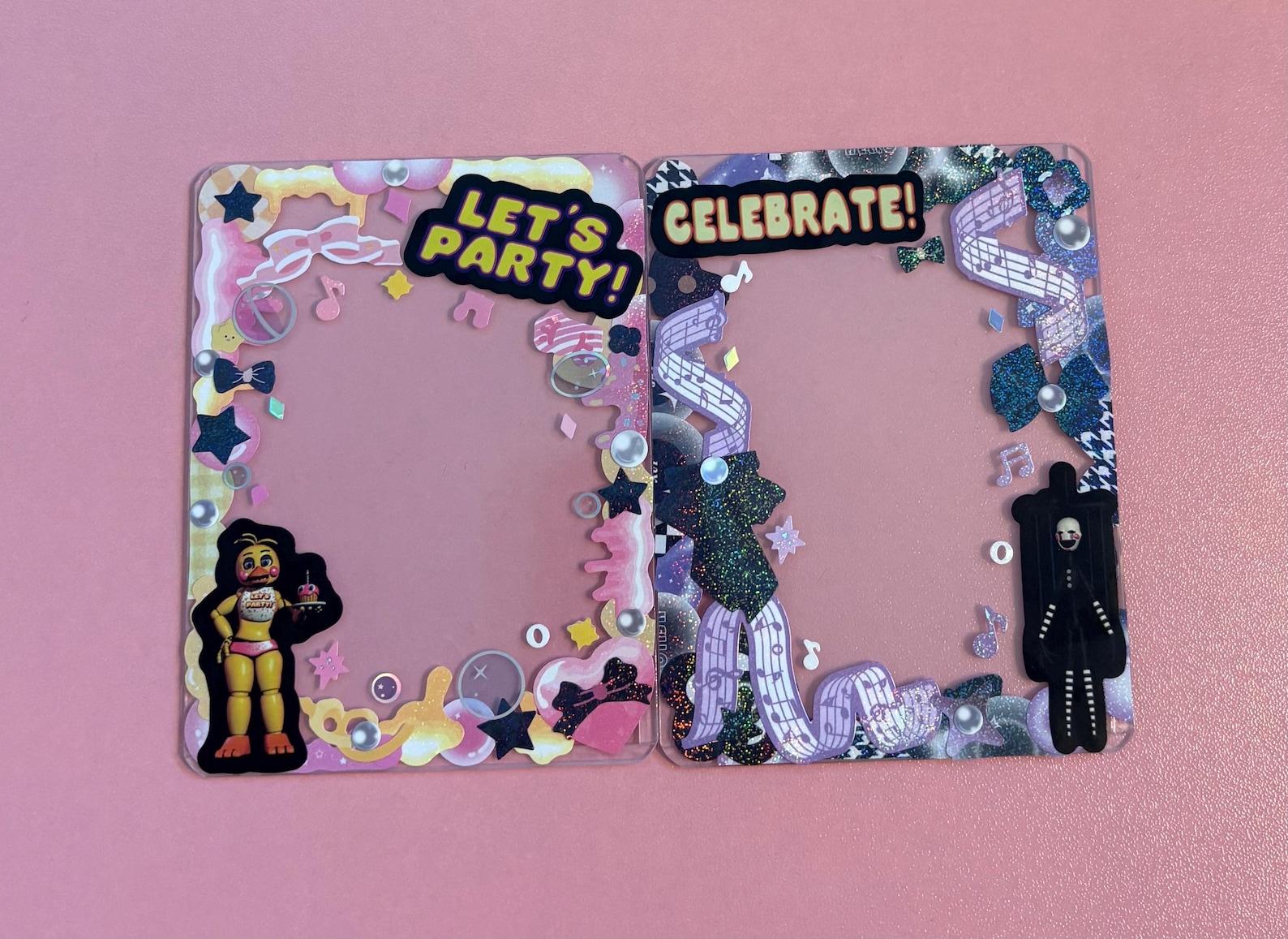 Cute Deco Five Nights at Freddys Puppet & Toy Chica Toploader - Etsy