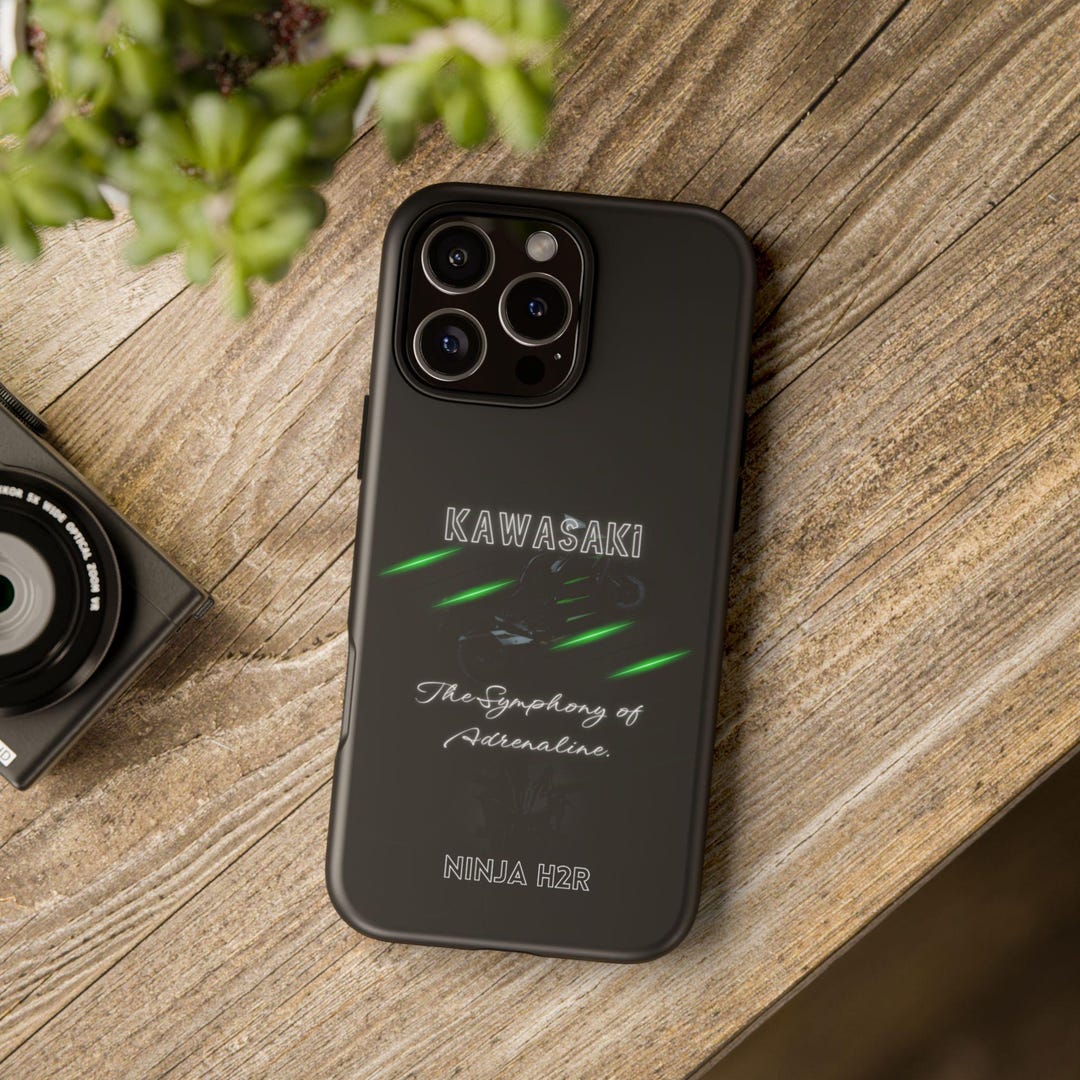Kawasaki Ninja H2R Phone Case, Tough Cases for Motorcycle Lovers, Gift ...